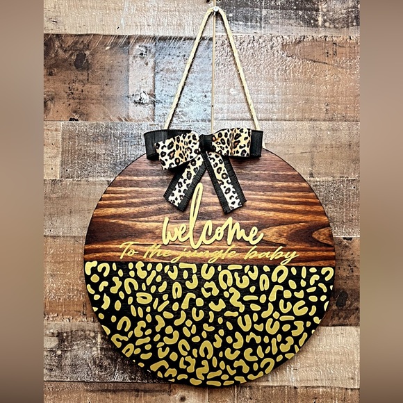 Wall Decor | Welcome To The Jungle Sign | Poshmark